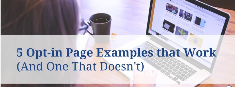 5 Opt-in Page Examples that Work (and 1 That Doesn't)